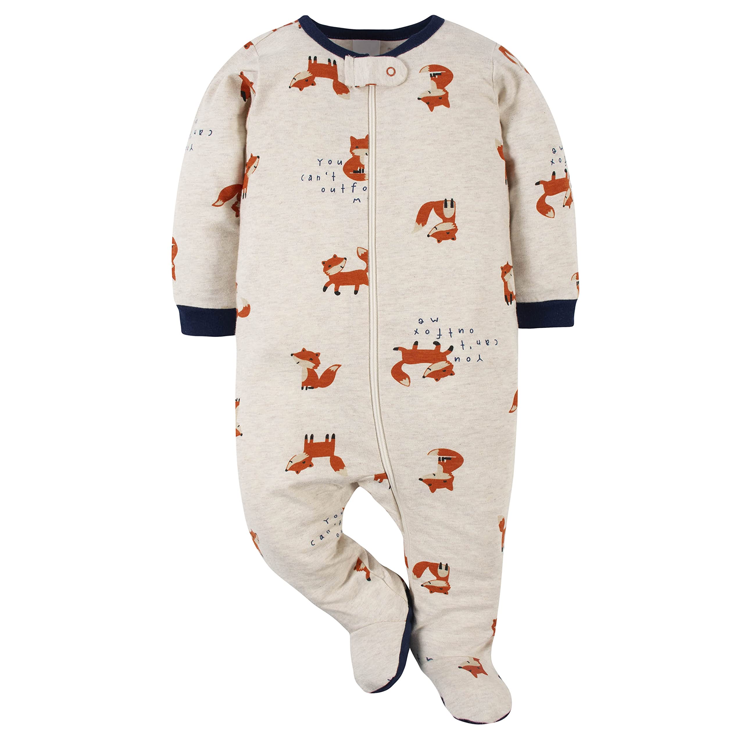 Gerber Baby Boys 2-Pack Sleep 'N Play Blue Fox 3-6 Months