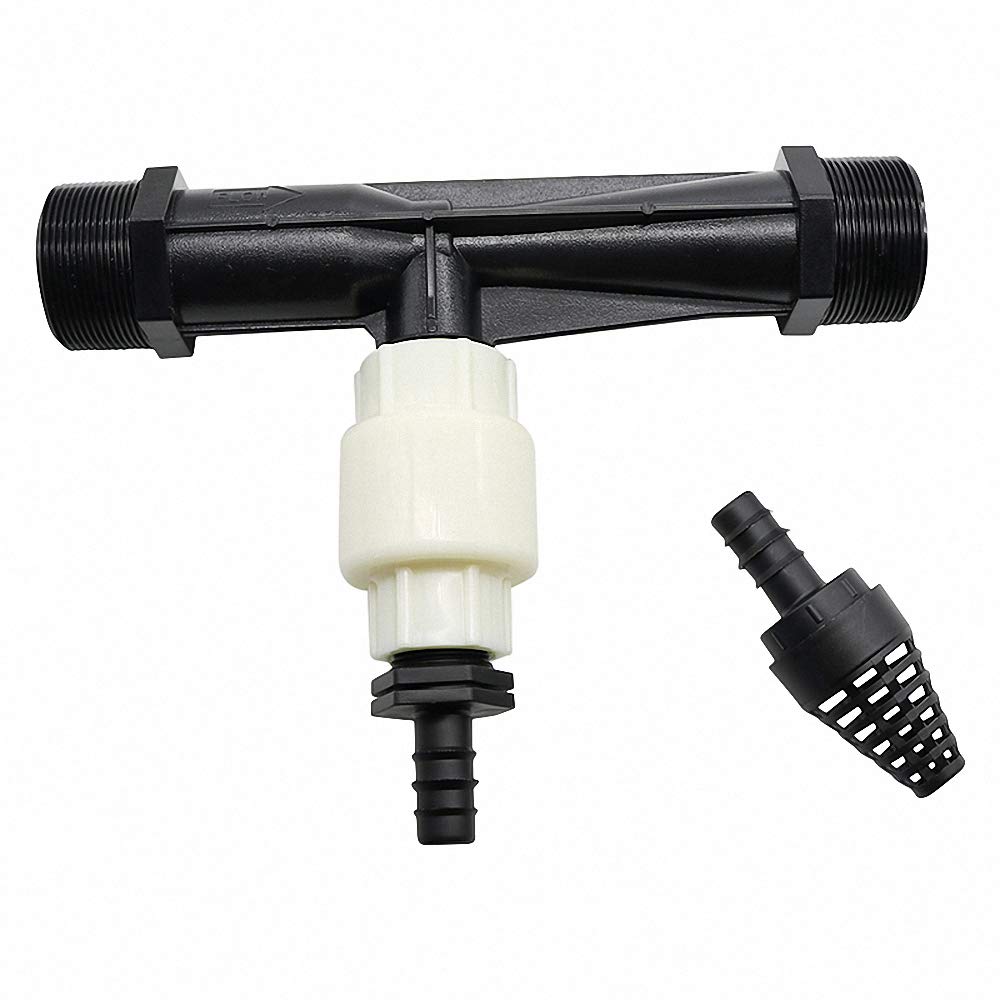 Agriculture Venturi Fertilizer Injector with 2" Male Thread Garden Irrigation Device Patio Lawn Fertigation Equipment 1 Pcs