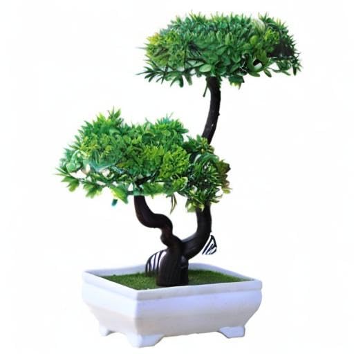 1pc Bonsai Plant Artificial Bonsai Tree Pine Plastic for Home Office Windowsill Garden Decoration