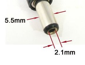 5pack 9v Battery Clip with 2.1mm X 5.5mm Male DC Plug for Arduino by Corpco