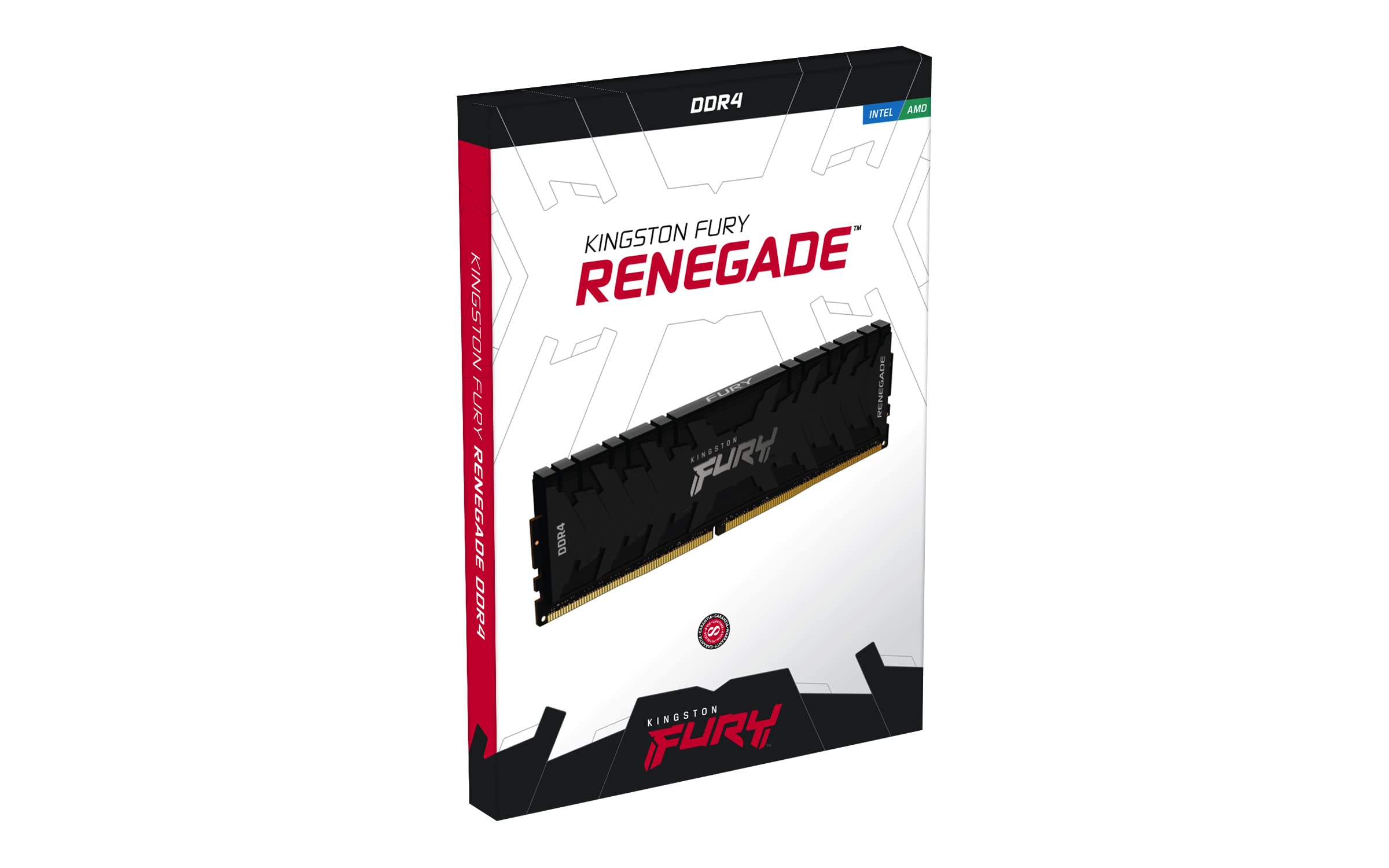 32GB 3600MHz DDR4 CL16 DIMM (Kit of 2) 1Gx8 Fury Renegade Black