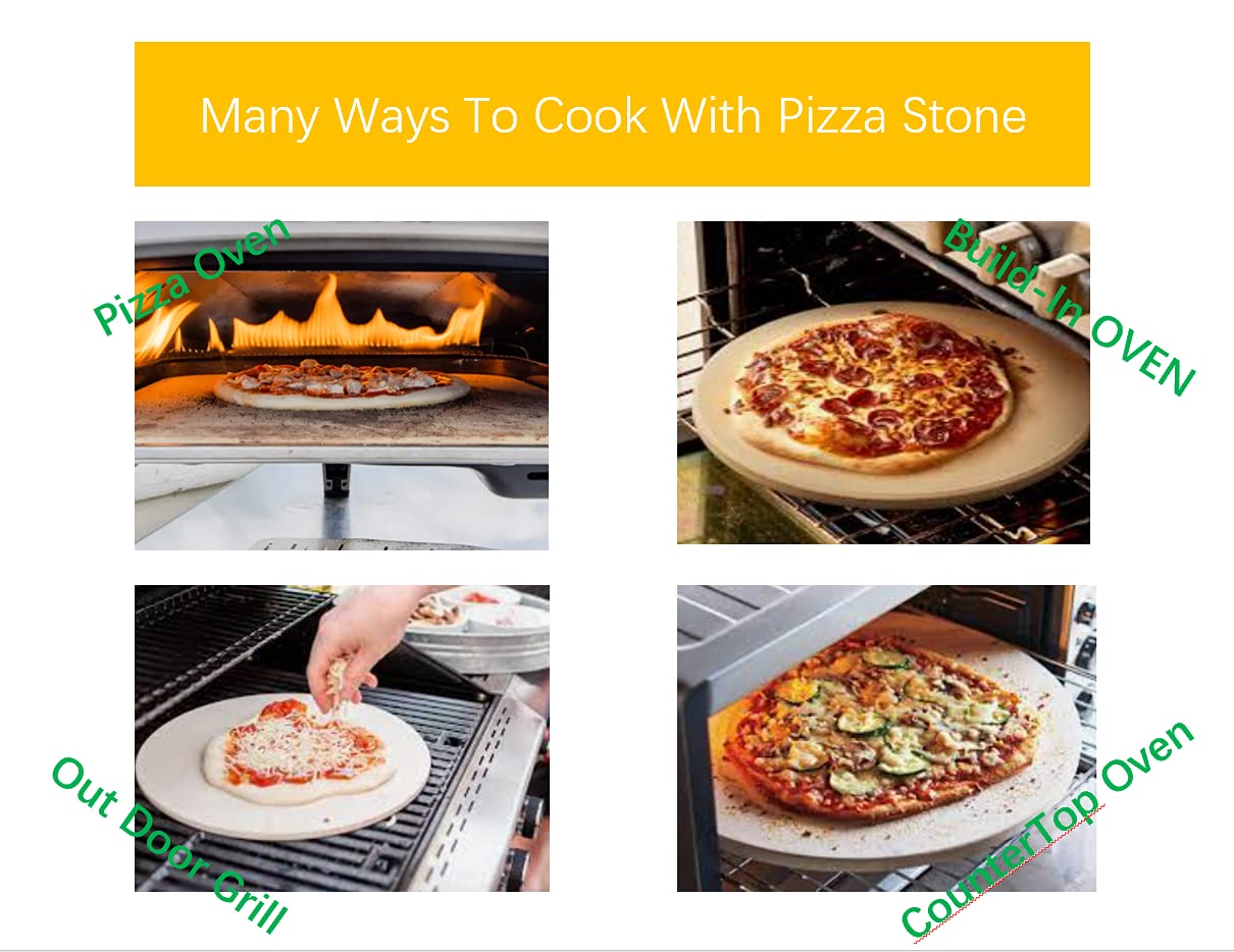 11' x 0.25' Round Pizza Stone