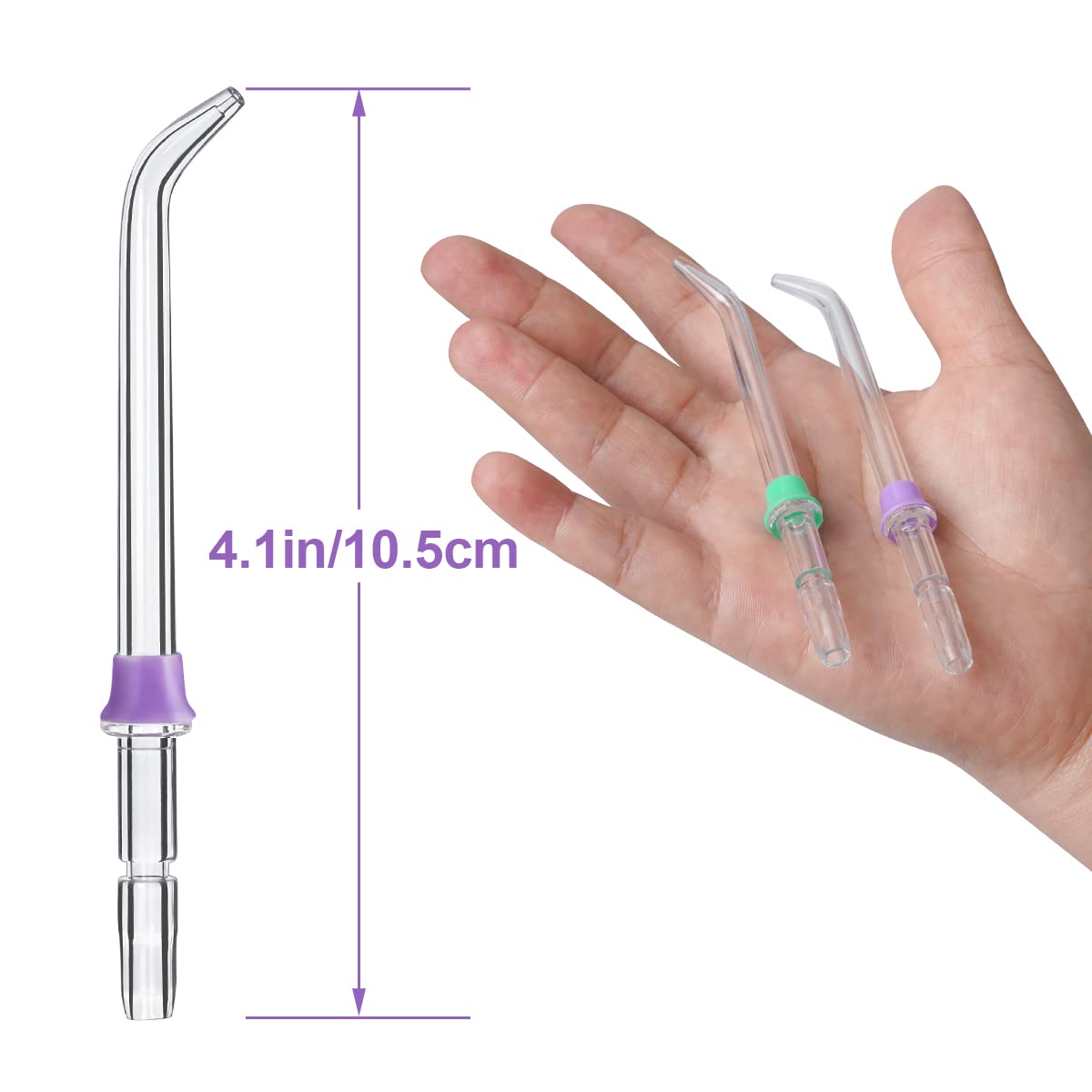 2PCS Replacement Tips Oral Hygiene Accessories Water Jet Standard Sprinkler for Waterpik Dental Water Oral Irrigator Wp-100 Wp-450 Wp-250 Wp-300 Wp-660 Wp-900 by WyFun