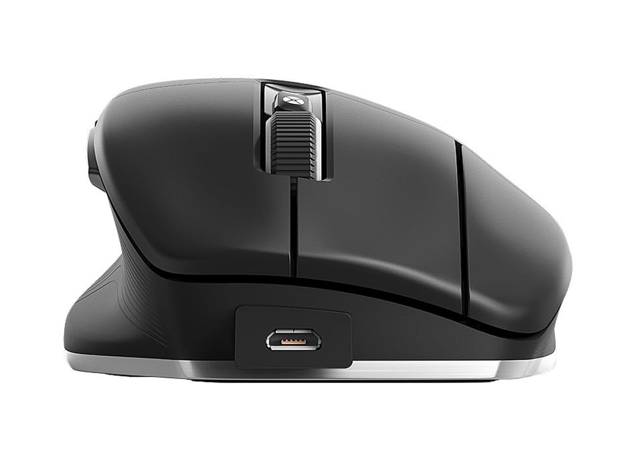 3Dconnexion CadMouse Pro Wireless - Mouse - ergonomic - left-handed - 7 buttons - wireless - Bluetooth, 2.4 GHz - USB wireless receiver