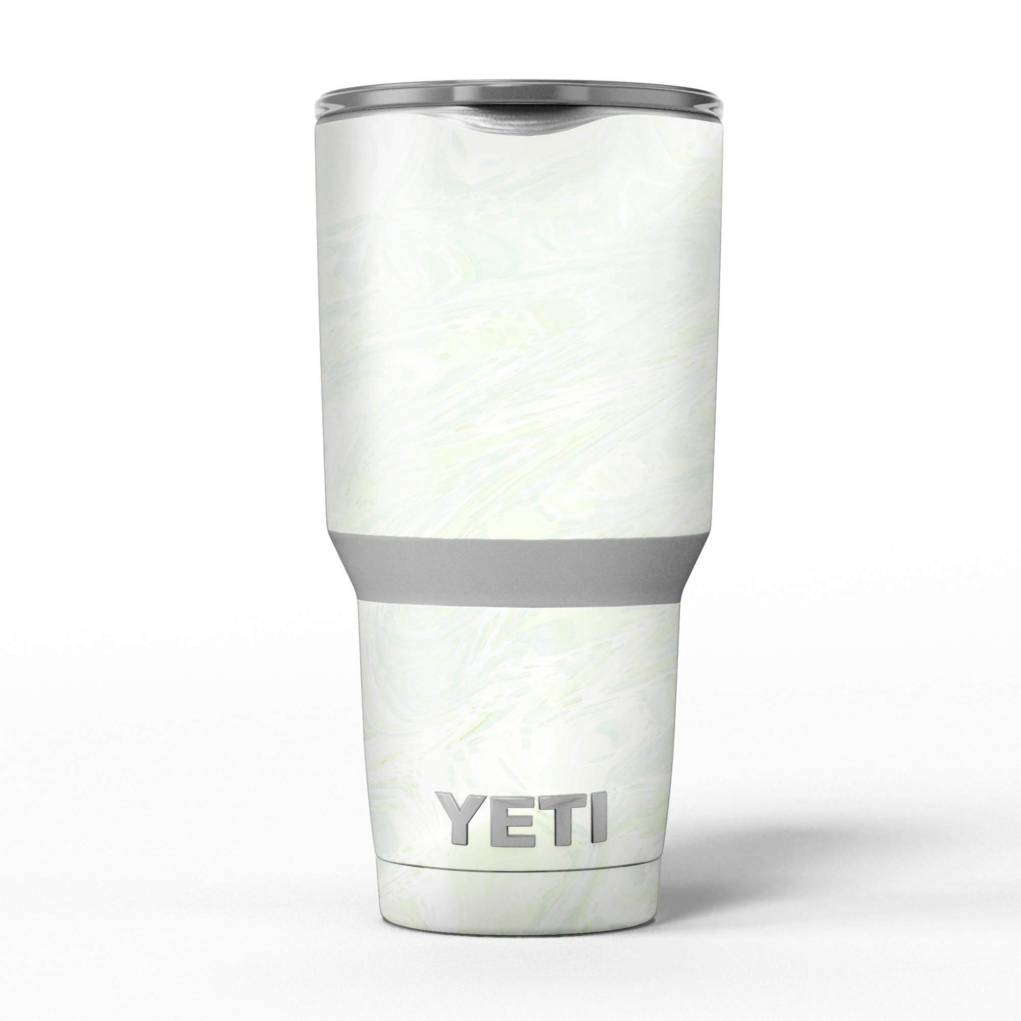 Design Skinz Green Slate Marble Surface V44 - Skin Decal Vinyl Wrap Kit Compatible with The Yeti Rambler Cooler Tumbler Cups