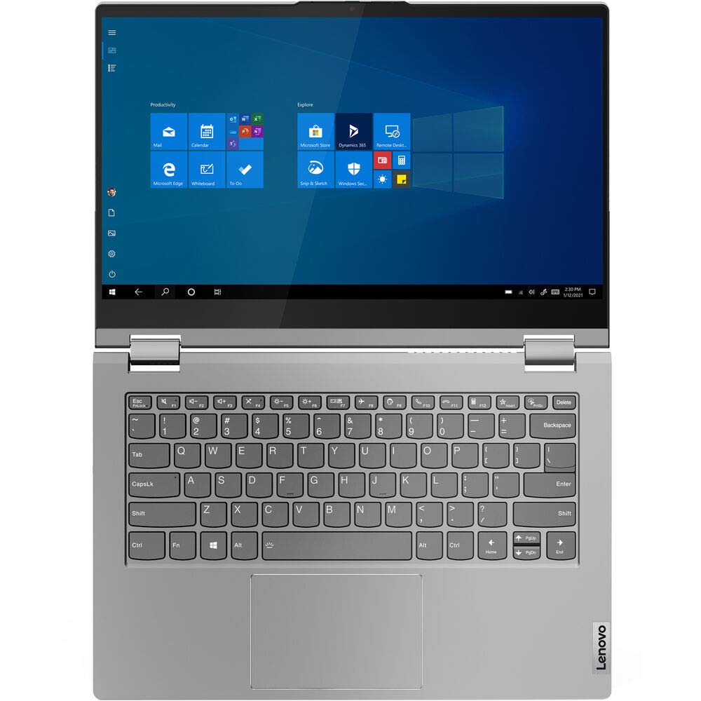 Lenovo ThinkBook 14s Yoga 2-in-1 Laptop with 14.0" FHD IPS Touchscreen, Intel 11th Gen i7-1165G7 Processor, 24GB RAM, 1TB SSD, Fingerprint Reader, Pen, Backlit Keyboard, WiFi 6, and Windows 10 Pro