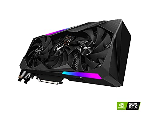 GIGABYTE AORUS GeForce RTX 3070 Master 8G Graphics Card, 3X WINDFORCE Fans, 8GB 256-bit GDDR6, GV-N3070AORUS M-8GD REV2.0 Video Card