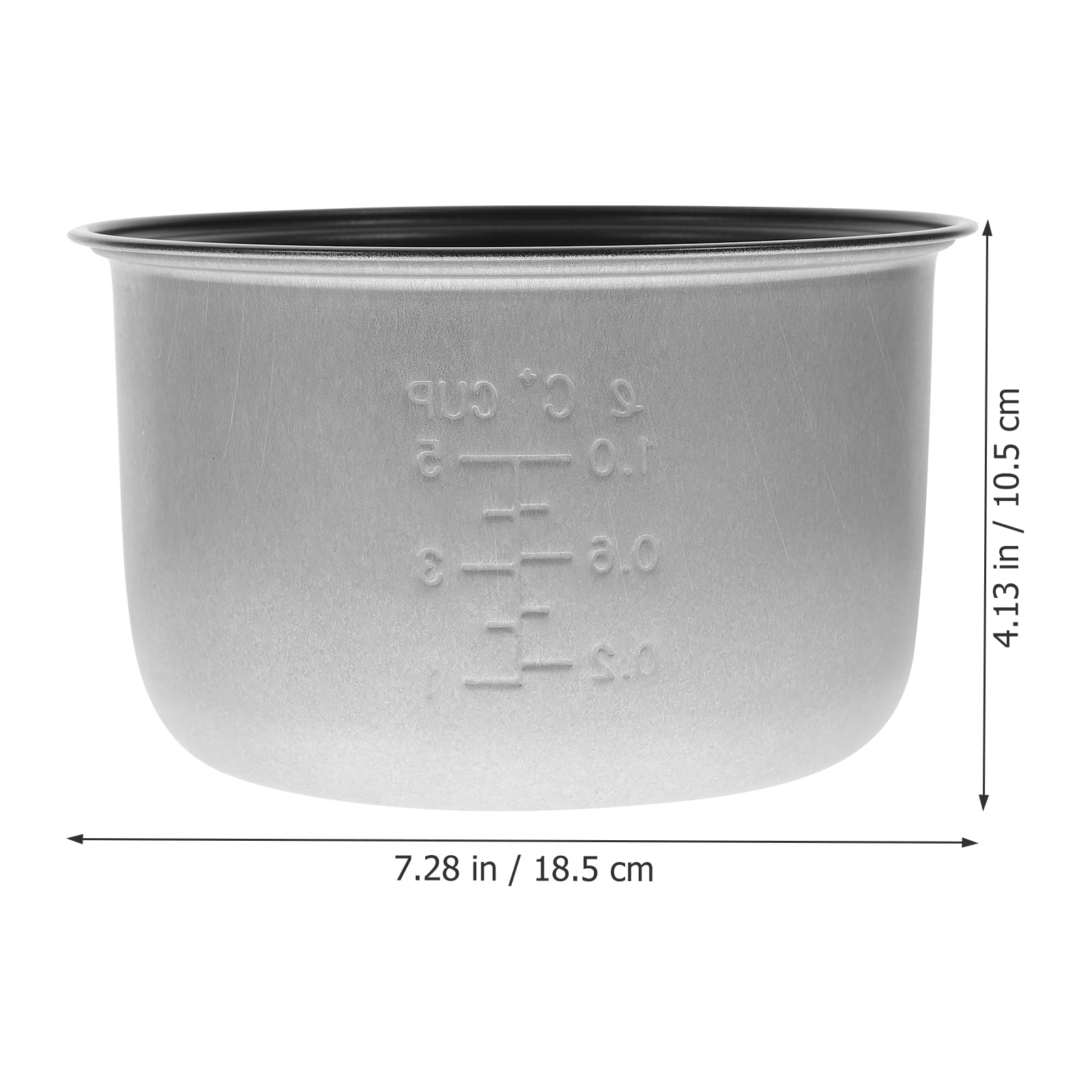1pc Cooker Inner Pot Rice Cooker inside Pot Non Stick Pressure Cooker Pot Baking Cake Pot Mold Cooking Pots Rice Cooker Inner Pot for Home Kitchen
