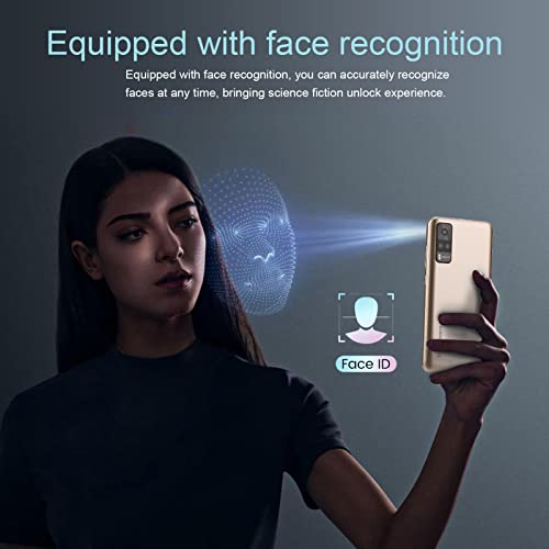 Android Unlocked Cell Phones, Y53S 5.45in FHD Screen Dual SIM Face Unlocked Mobile Phone, 2GB RAM 32GB ROM Ultra Thin Smartphone, 128G Expansion, 2800mAh, Dual Camera, Bluetooth(Gold)