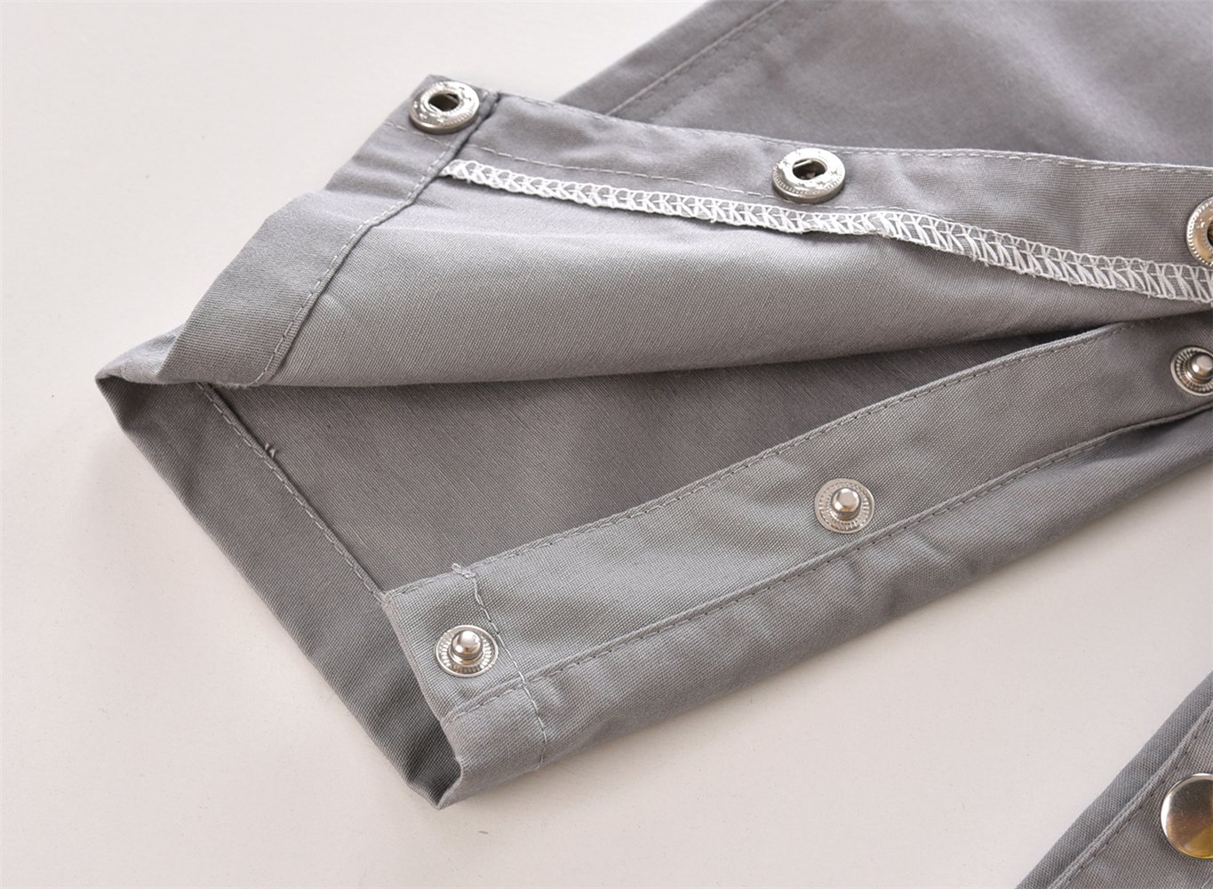 3Pcs Baby Boys Long Sleeve Stripe Romper Overalls Clothing Set with Hat (9-12 Months) Grey