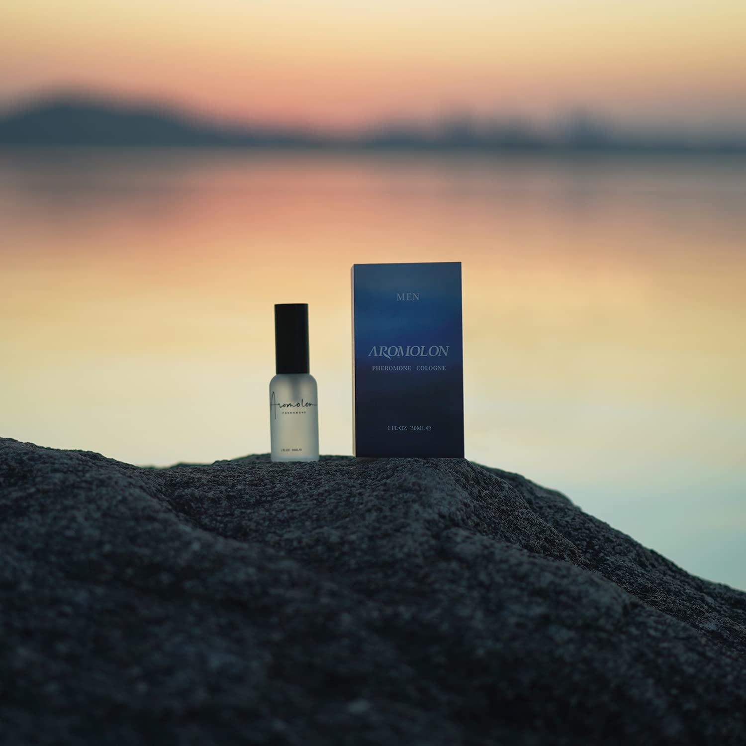 Aromolon Aquatic Fragrance Pheromone Cologne Spray for Men – Ocean-inspired Scent – Strongly Phermones Pefume Oil – 1Fl Oz / 30 Ml