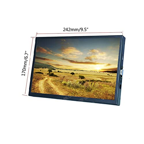 10.5" HD Portable Display, Type-C/HDMI Interface, 1920x1080IPS Screen Full Viewing Angle, Suitable for Watching Pictures, Videos, Games