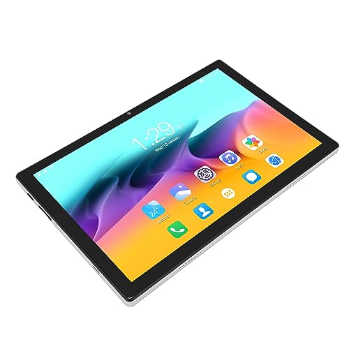 10.1 Inch Tablet, Tab M10 8800mAh Tablet Dual SIM Dual Standby 8MP 13MP for Work (White)