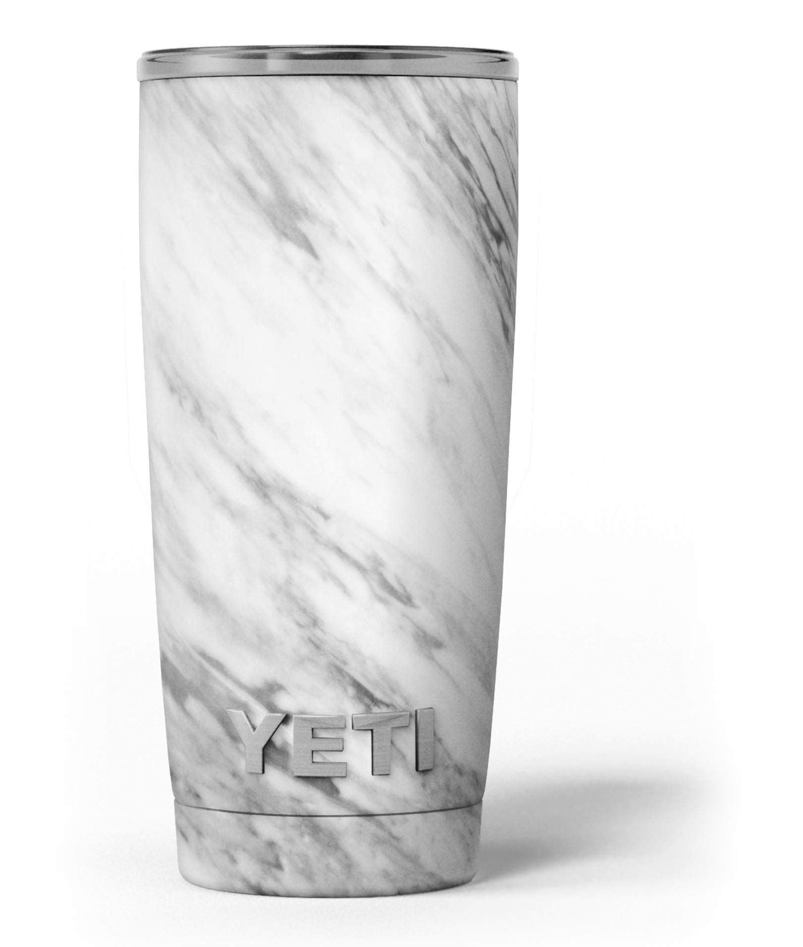 Design Skinz Slate Marble Surface V10 - Skin Decal Vinyl Wrap Kit Compatible with The Yeti Rambler Cooler Tumbler Cups