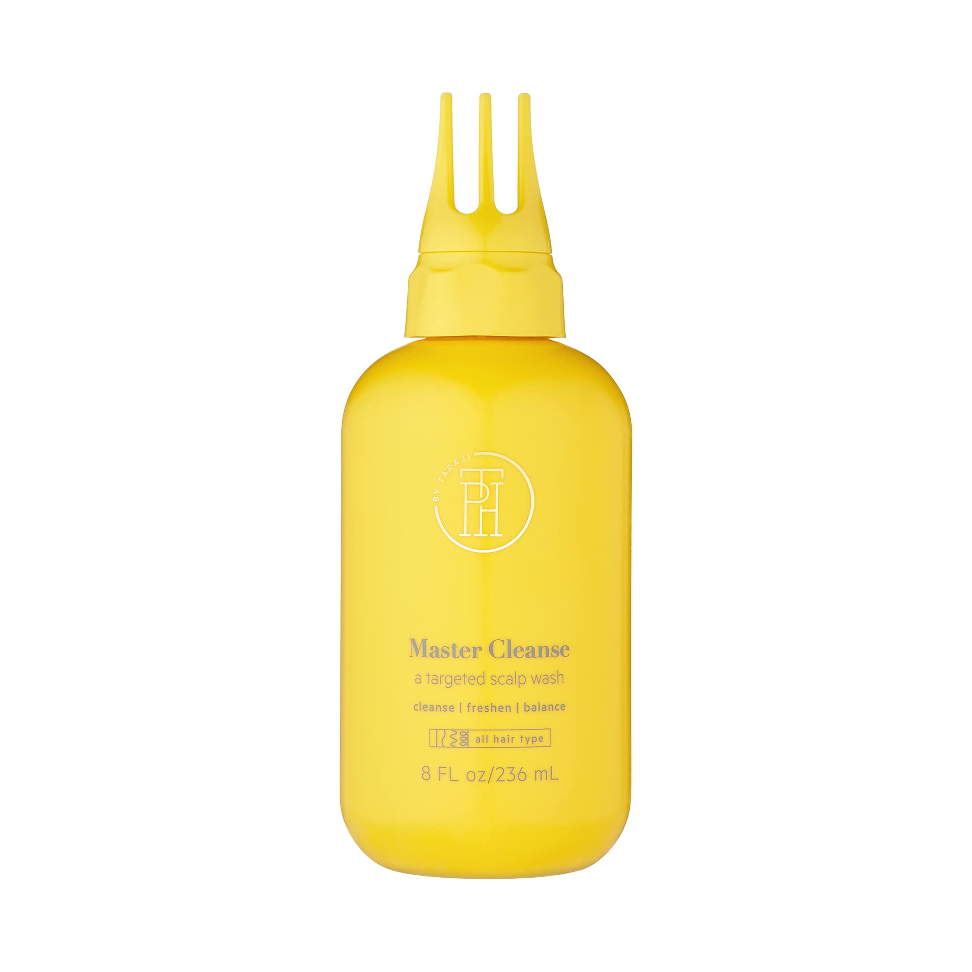 TPH BY TARAJI Master Cleanse Scalp Treatment Wash Hair Rinse For Buildup | With Tea Tree Oil, Eucalyptus Oil, and Witch Hazel Water | Vegan, Sulfate & Cruelty-Free | For Women & Men, 8 fl. oz