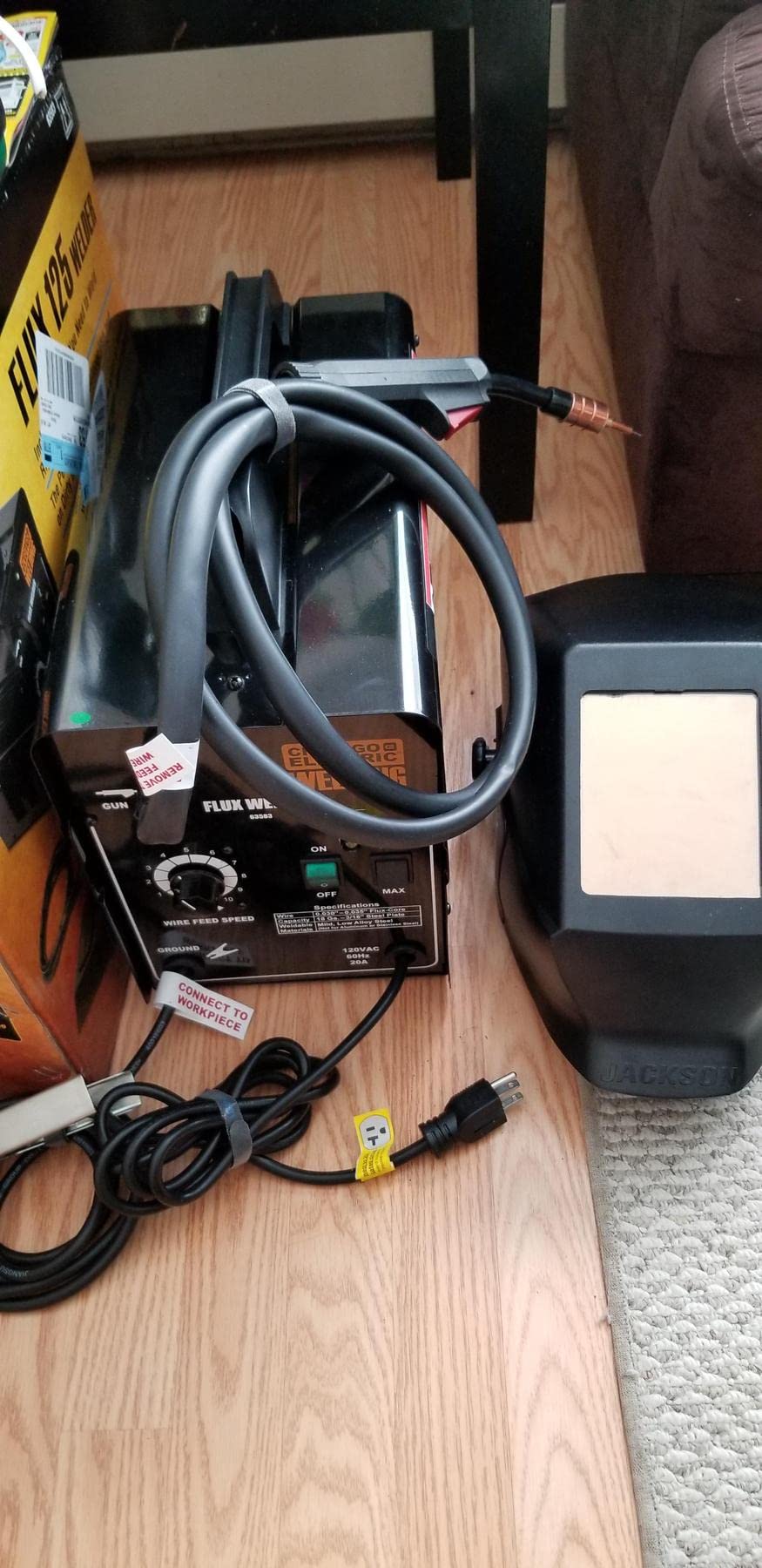 125 Amp 120 Volt/20 Amp Flux Core Wire Welder