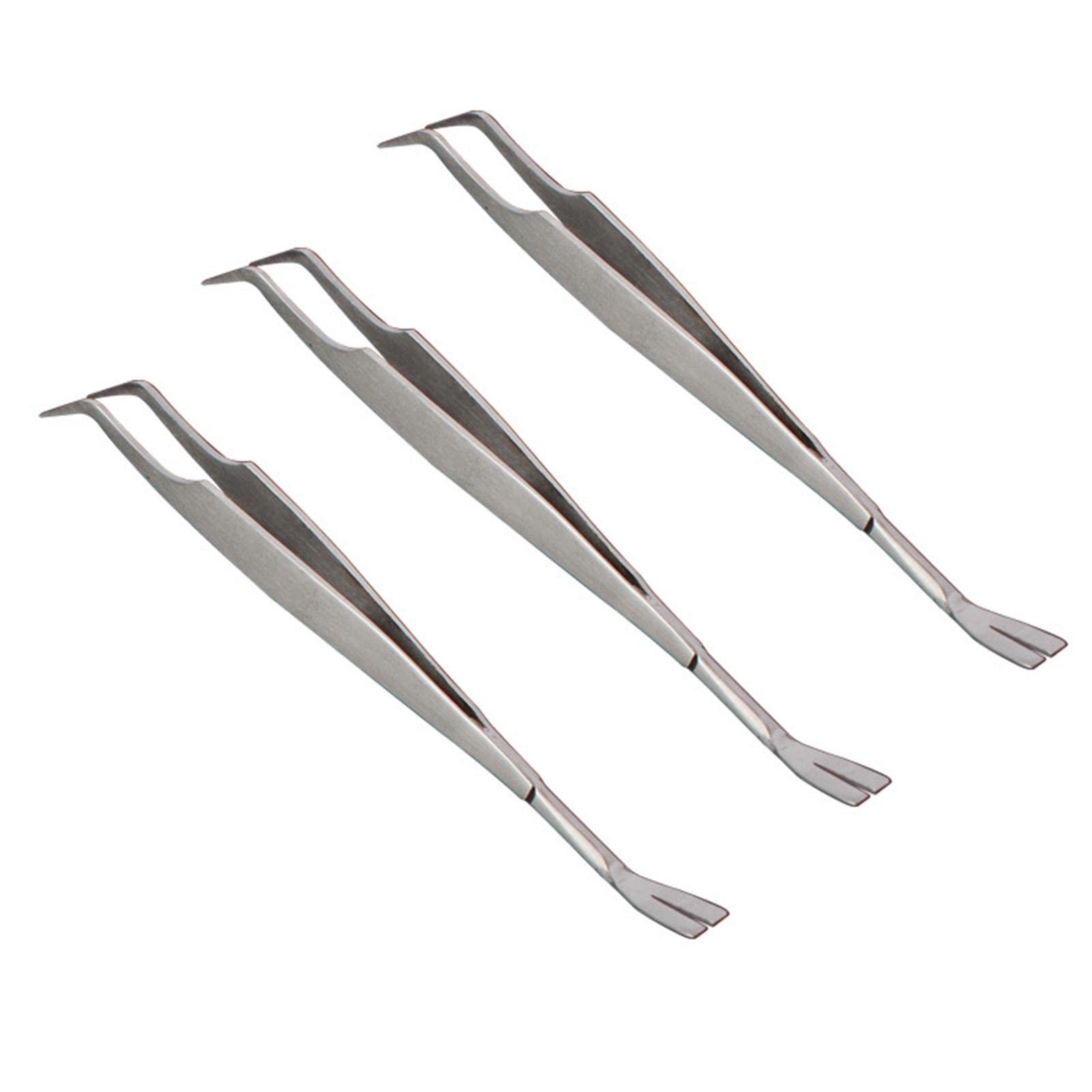 2 in 1 Tick Removal Tool for Pets, Stainless Steel Professional Tick Tweezers Ticks Remover for Dogs, Cats & Humans