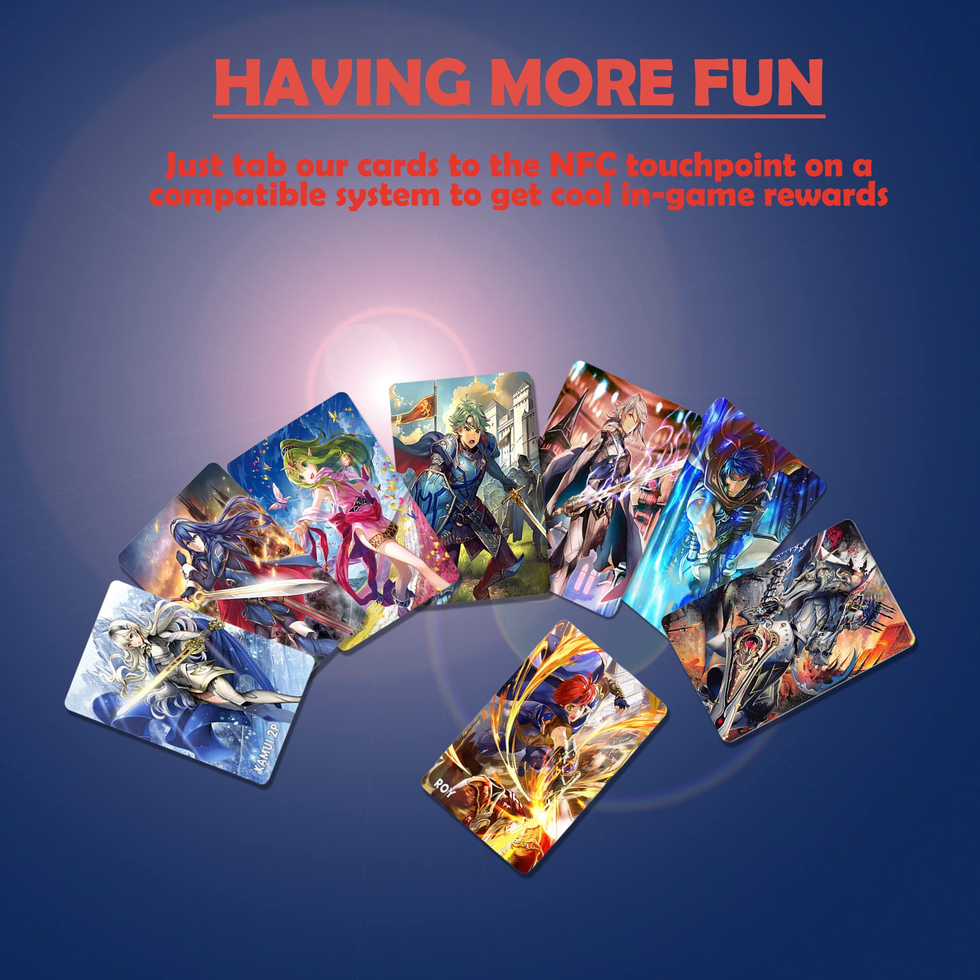 12PCS NFC Cards for Fire Emblem Engage Mini Amiibo Cards Unlimited Use Compatible with Switch Wii U and New 3DS
