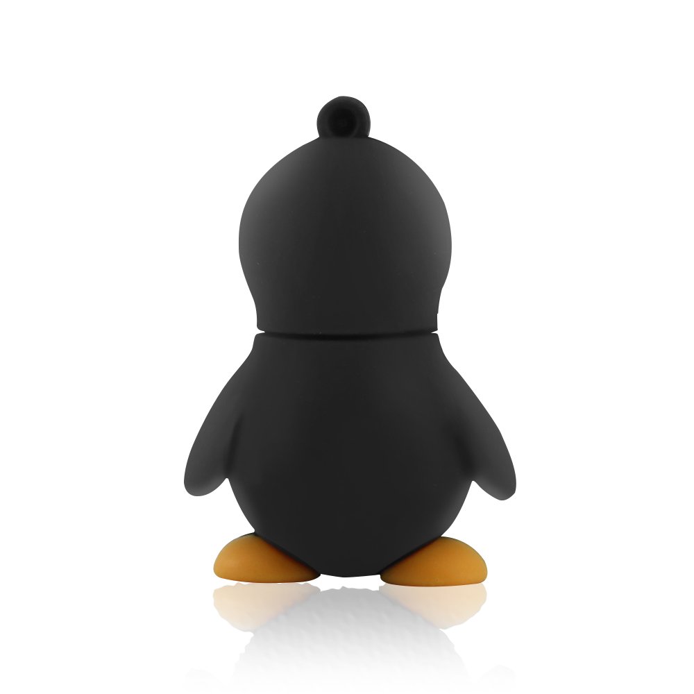 128GB USB Flash Drive, Cute Cartoon Penguin Shaped Thumb Drive, Novelty USB Stick for Data Storage and Backup, Funny Flash Drive for PC/Tablets/Mac/Laptop