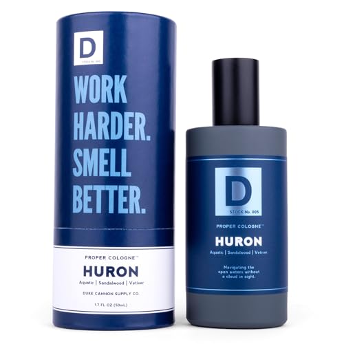 Duke Cannon Supply Co. Proper Cologne, 1.7 Fl Oz - Eau de Parfum for Men (Huron)
