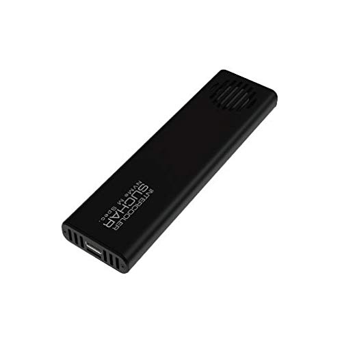 Airia SD-M2U32x2 NVMe SSD Case, USB3.2, Gen2 x 2, Built-in Cooling Body Heat Discharge Fan, NVMe M, Key Connection, UASP Mode Compatible, Type C Cable Included