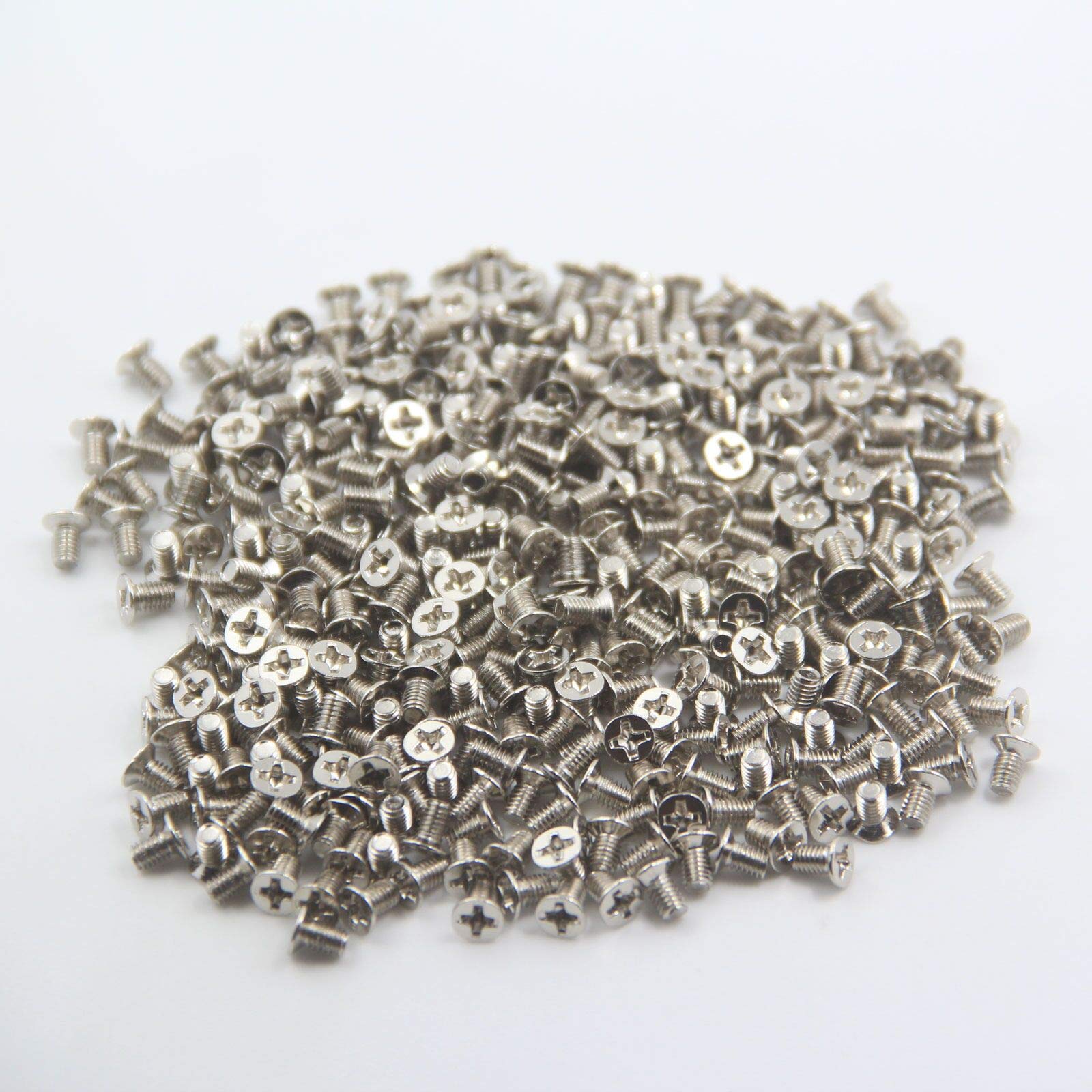Bfenown Computer PC Case 2.5-inch HDD M3x5mm Flat Phillips Head Hard Drive Screw 100pcs