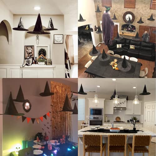 Witch Hats Halloween Costume Accessory for Halloween Party Decoration (8Pcs )