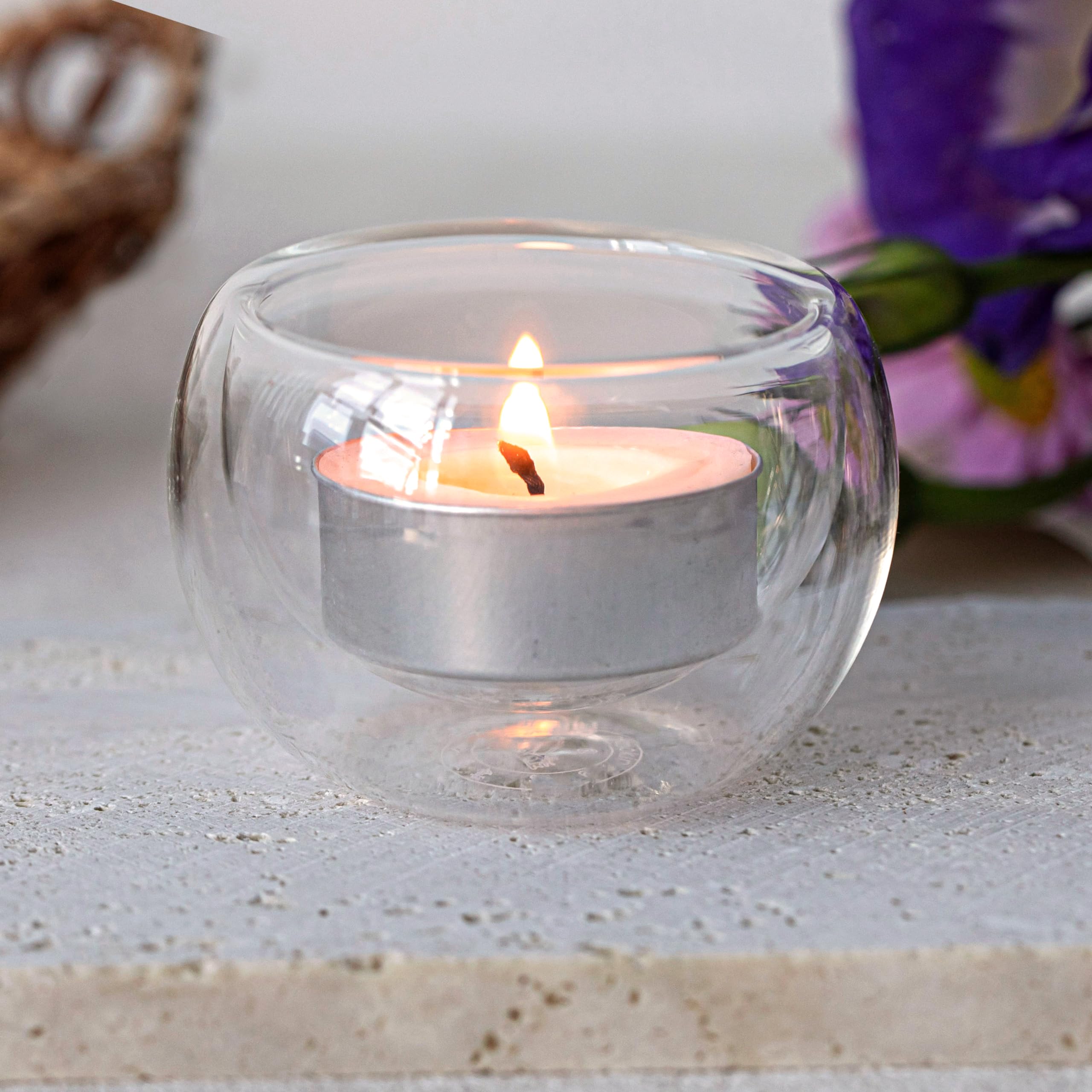 100 Pack Tealight Candles in Metal Cups - Clean, White Unscented Tealight Candles with 4.5 Hour Long Burning Time - Votive Candles Bulk for Romantic Dinner, Weddings, Spa & Hotels by PARNOO
