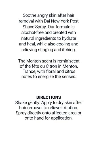 Dai New York Post Shave Spray, Natural Formula Alcohol-free After Shave Solution for Women and Men, 5 oz (Citrus Floral Sent)