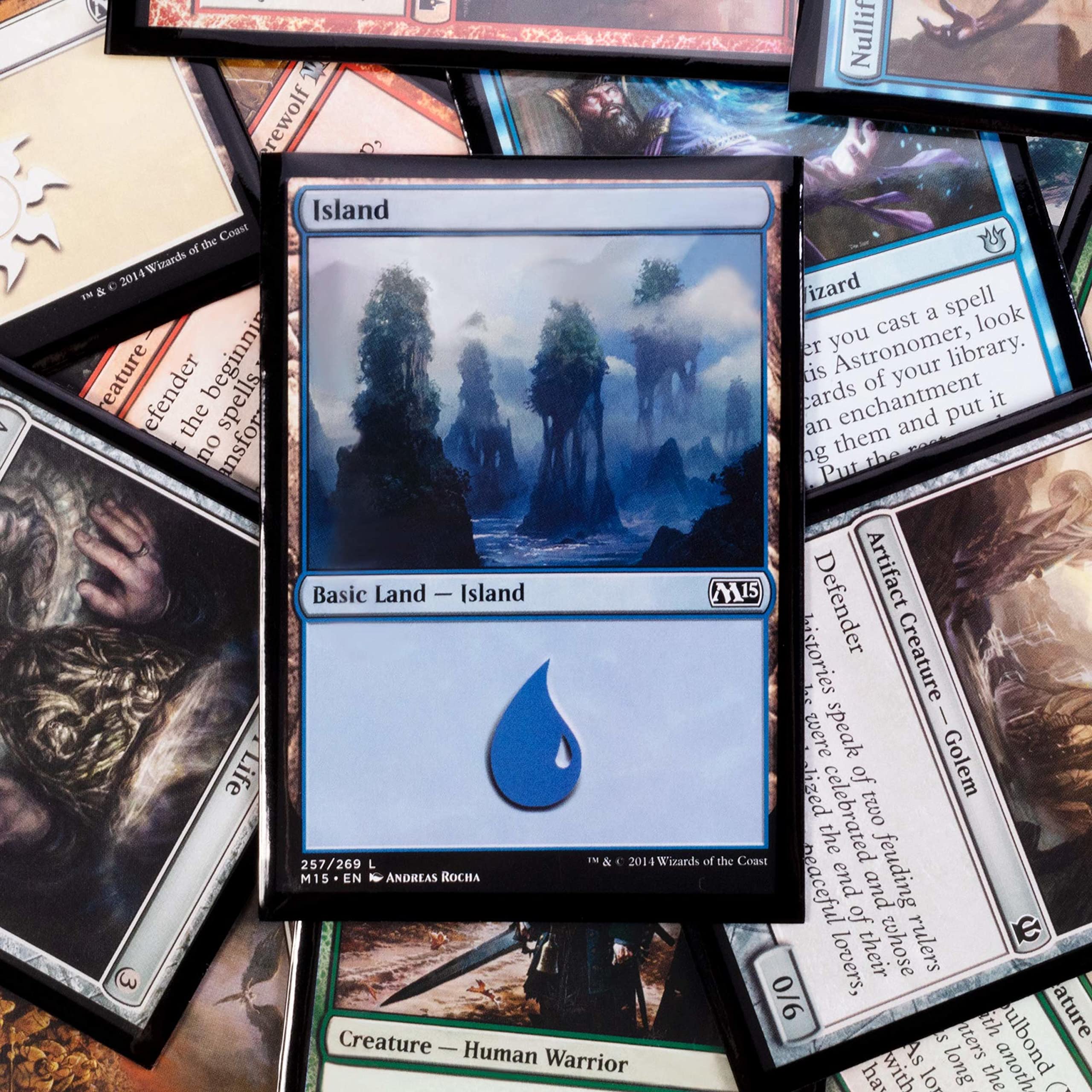100 Pack Black Border Card Sleeves | Double Sleeve with Clear, Durable Plastic Trading Card Protectors for Drafting and Collecting | 100 Inner Sleeves Compatible with Popular Card Games