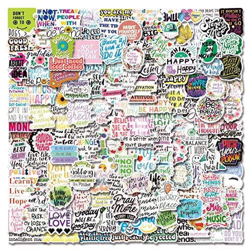 200 Pcs Inspirational Stickers,Motivational Stickers,Vision Board Stickers,Positive Stickers for Teens Adults,Stickers for Journaling,Journal Sticker Pack,Scrapbooking,Journaling,Personalized Decals