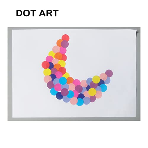 1400 PCS 3/4โ (19mm) 10 Color Round Coding Labels, Circle Dot Stickers for Office and Student Marking, Organizing, Art Learning, and Sensory Playing