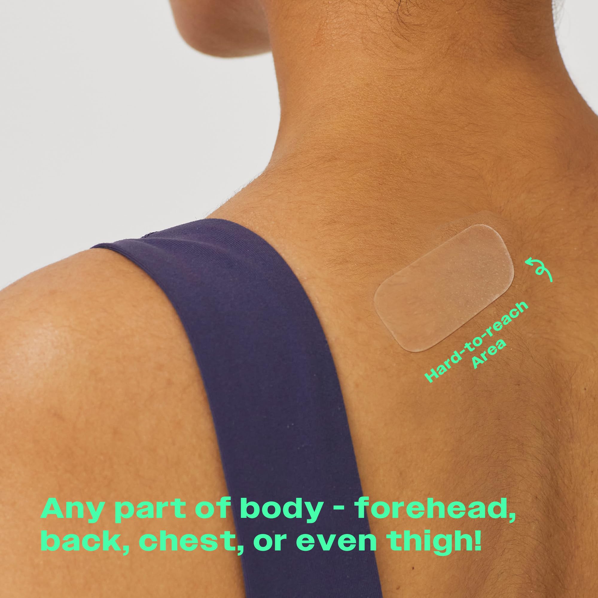 AVARELLE ZITOUT Large Hydrocolloid Pimple Strips (16 Patches) | Vegan Nose Patches for Pores Tea Tree | Chin Acne Patches for Face | Hydrocolloid Bandages for Acne | FSA & HSA Acne Treatment