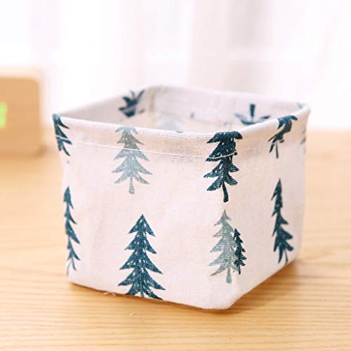 AKIWOS 2Pcs Toy Storage Basket, Cloth Storage Bin Durable Organizer for Desk, Office, Wardrobe to Storage Small Stuffs