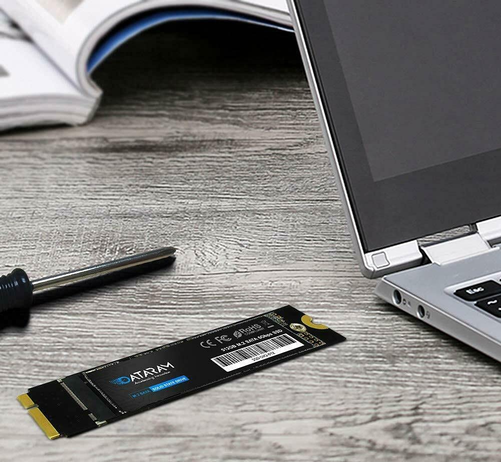 Dataram 512GB SSD Solid State for 11" & 13" MacBook Air Late 2010 Mid 2011 /A1370 A1369