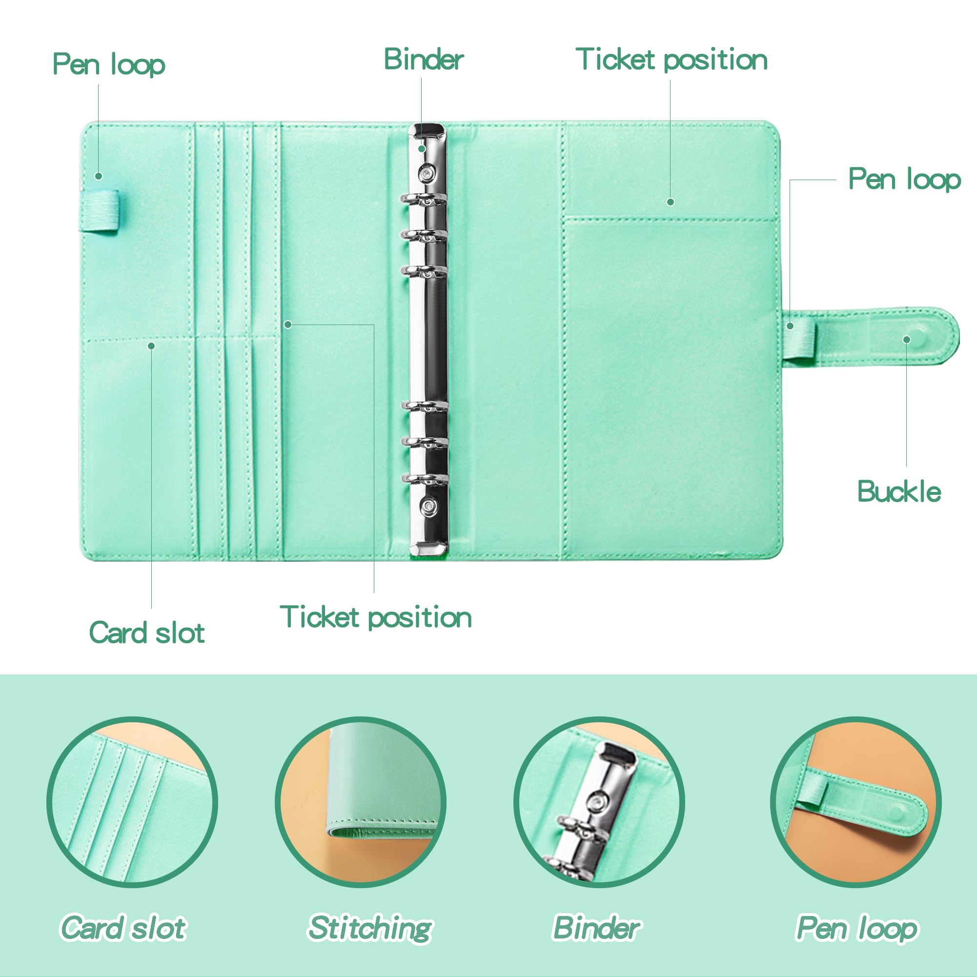 100 Envelopes Money Saving Budget Binder with Cash Envelopes, A5 Savings Challenges Book with Envelopes Erasable Tracker, Easy and Fun Way to Save $500 $5050 $10000 (Z)