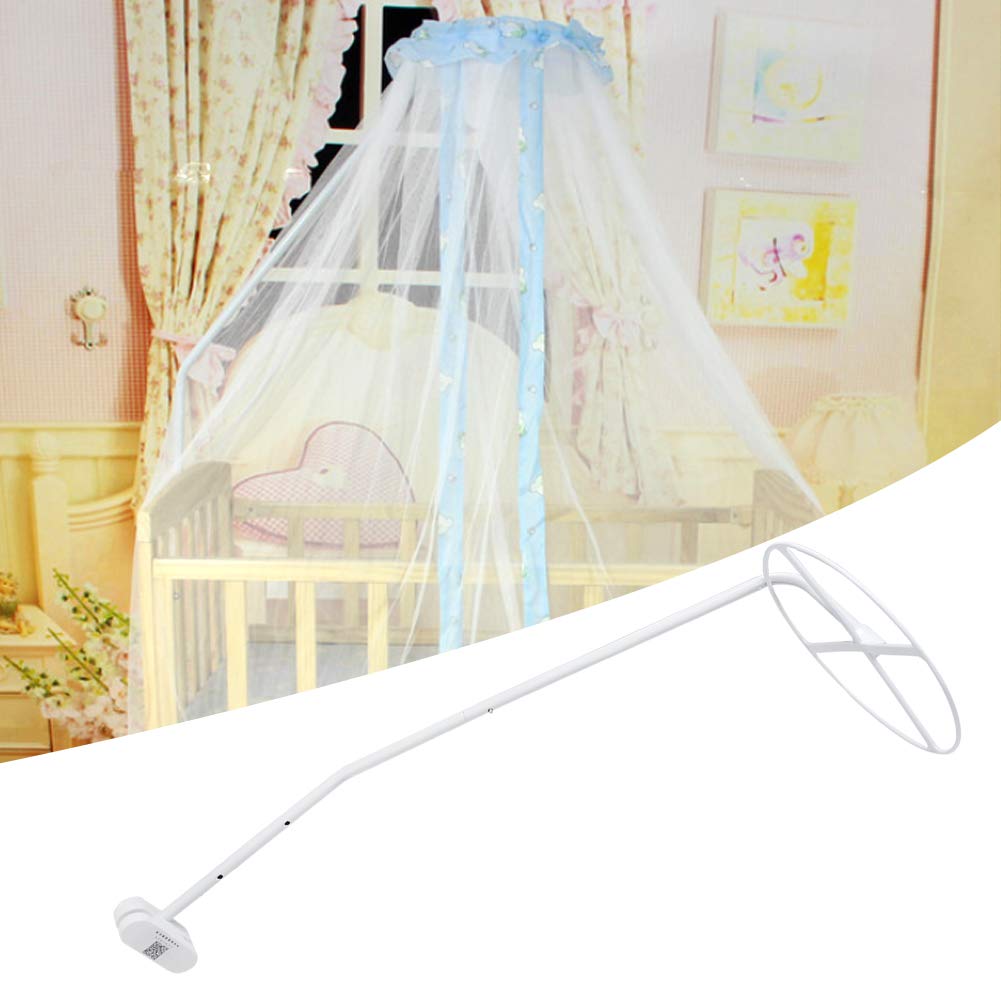 DERCLIVE Mosquito Net Stand Holder Set Adjustable Clip-On Crib Canopy Holder Rack Mosquito Net Accessories