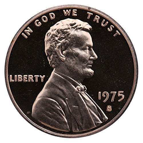1975 S Gem Proof Lincoln Memorial Cent Penny US Mint Proof