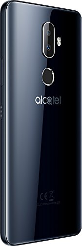 Alcatel 3V Unlocked Smartphone (AT&T/T-Mobile) - 6" 18:9 HD Display, 12MP Rear Dual Camera, Android 8.0 Oreo - Spectrum Black (U.S. Warranty)