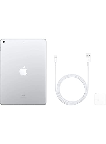 2019 Apple iPad (10.2-inch, Wi-Fi, 32GB) - Silver (Renewed Premium)