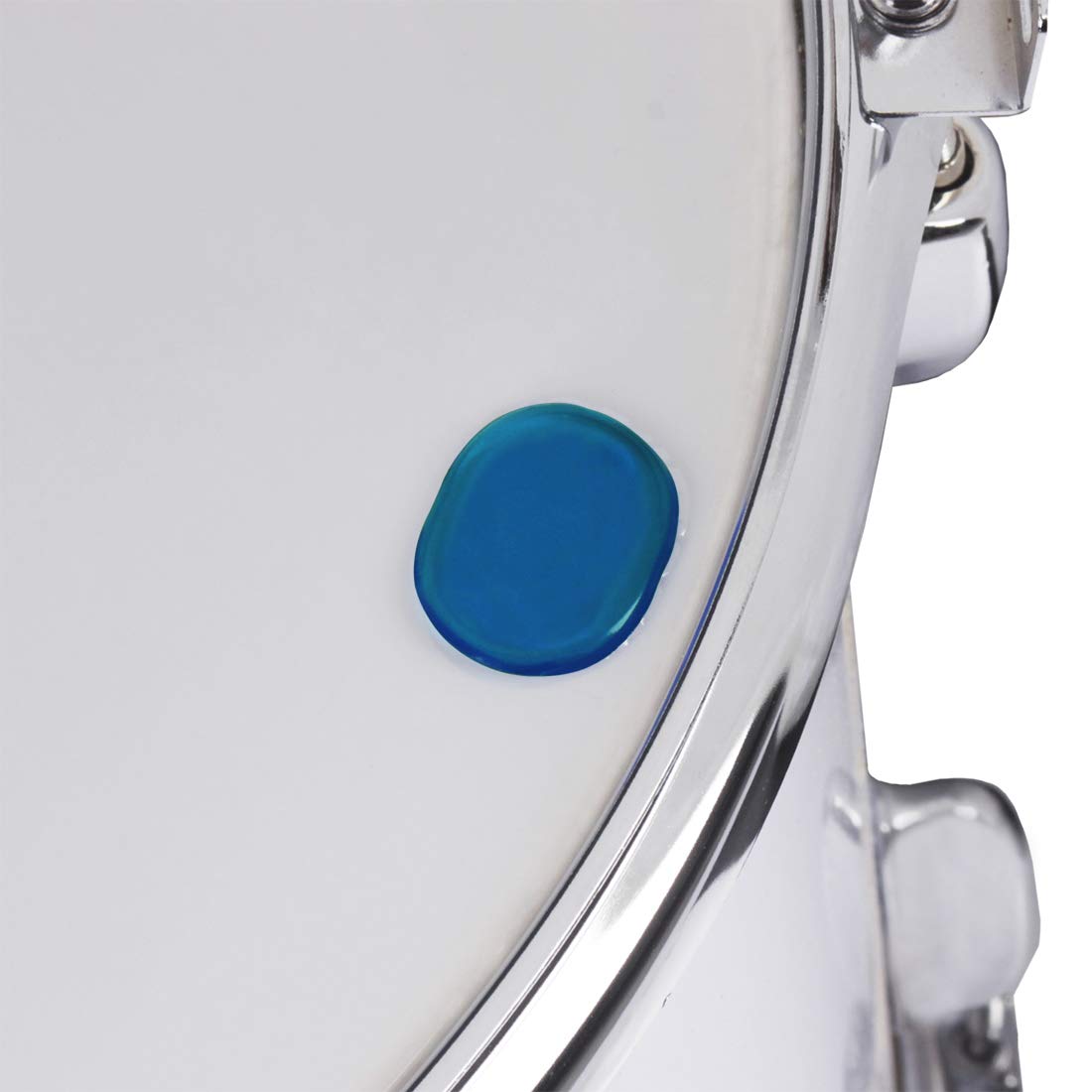 12 Pieces Drum Dampeners Drum Damper Gel Pads Drum Mute Silicone Drum Silencers for for Drums Tone Control Cymbals (Blue)