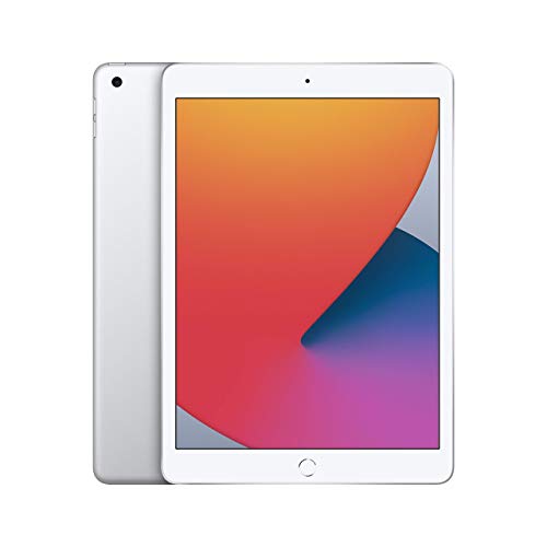 2020 Apple iPad (10.2-inch, WiFi, 128GB) - Silver (Renewed Premium)