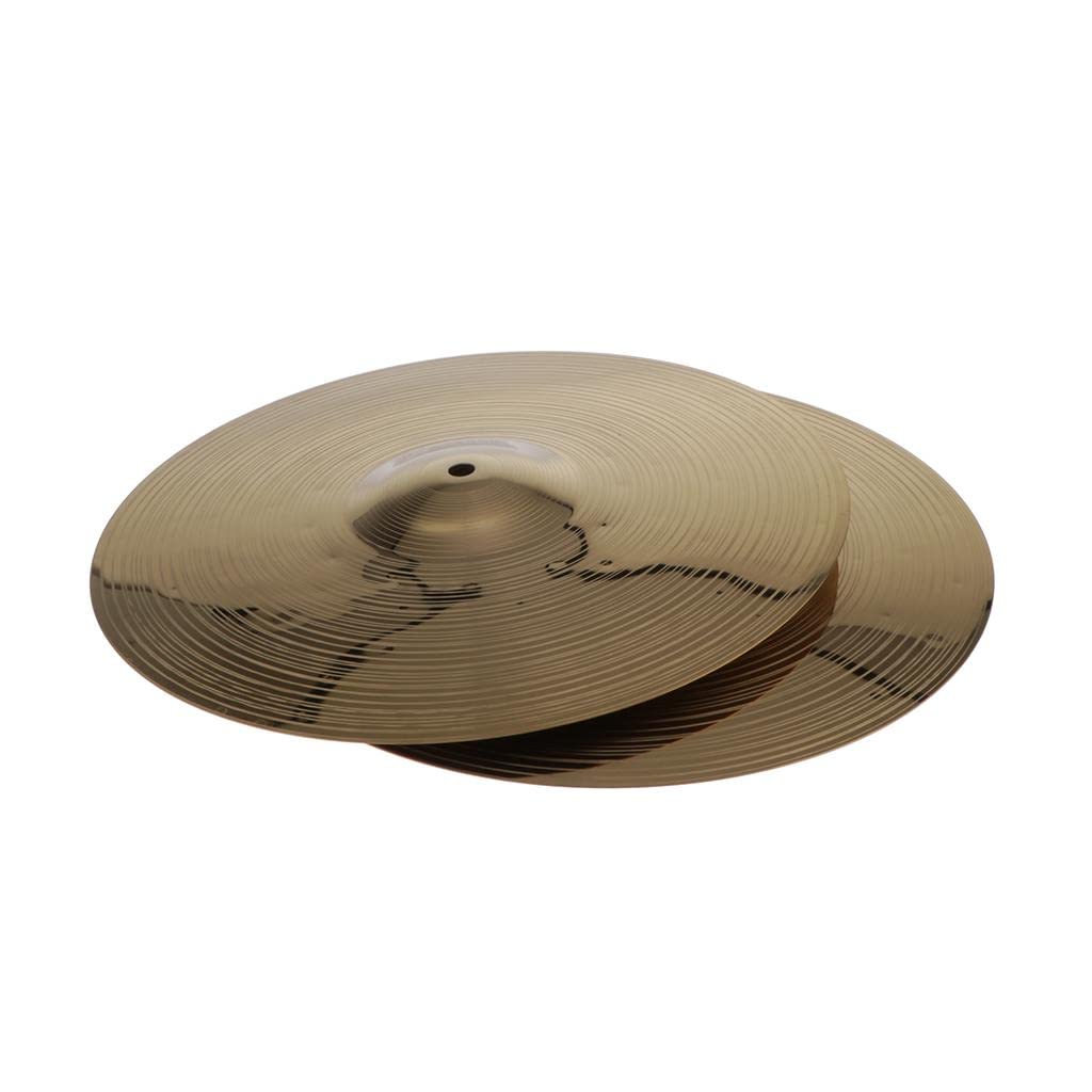 2 Drum -Hat Cymbal 14inch Percussion Instrument Accessory, for Drum-player