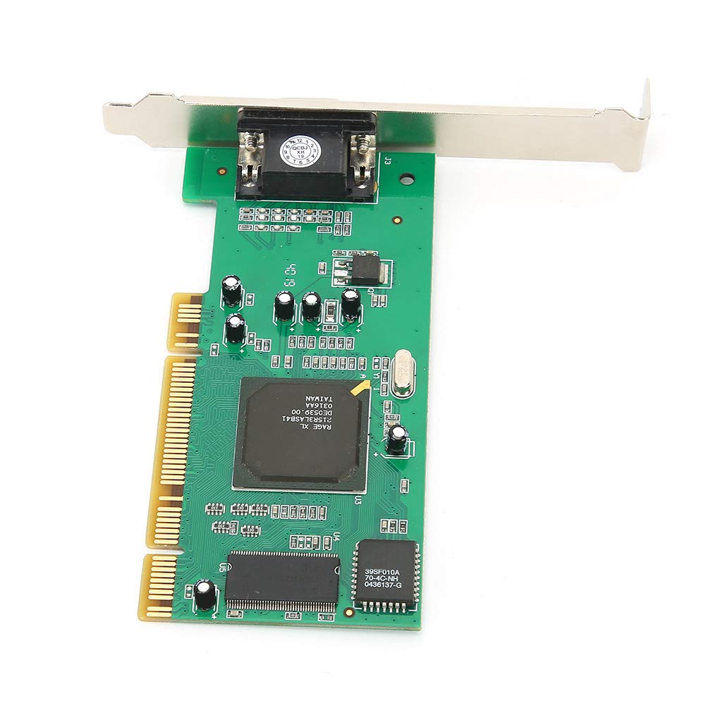 Graphics Card,VGA PCI 8MB 32Bit,Desktop,Computer Accessories,Multi Display,for Rage XL,SDRAM,Metal + Printed Circuit Board,Graphics Video Card,pc Graphics Card