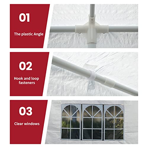 10'x30' Party Wedding Outdoor Patio Tent Canopy Heavy Duty Gazebo Pavilion -5