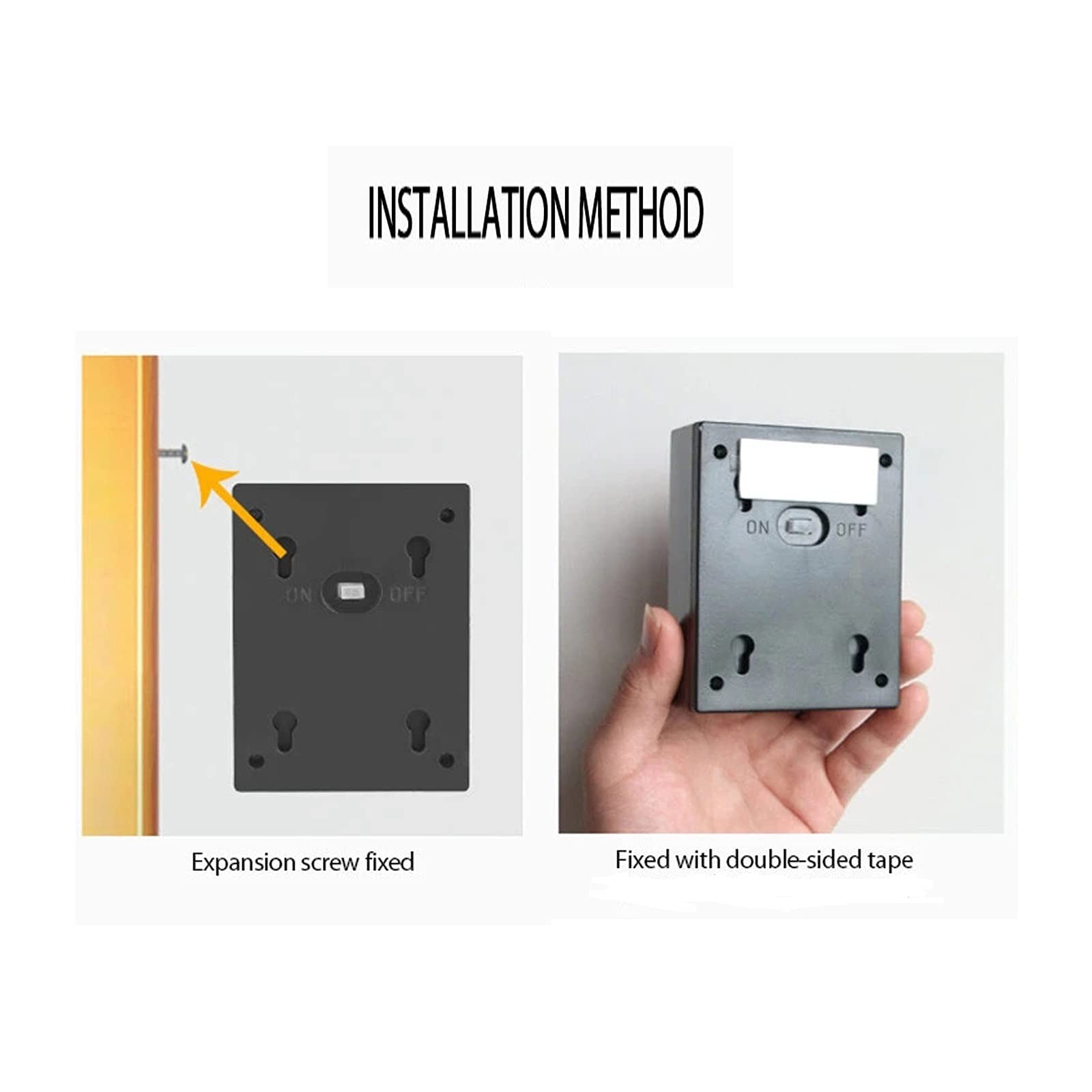 2 LED Solar Wall Light UP and Down Illuminate Outdoor Sunlight Sensor Lamp IP65 Waterproof Modern Nordic Style Decor for Home Garden Porch, Black