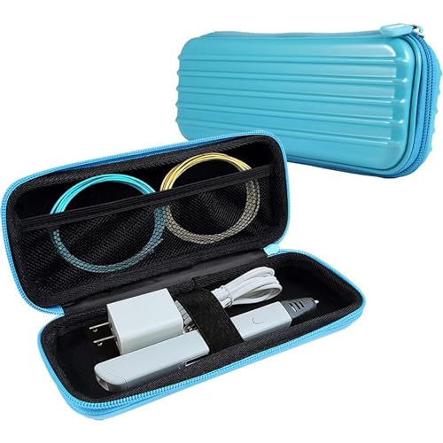 Leayjeen Hard Carrying Case Compatible with MYNT3D Professional 3D Printing Pen and Accessories, Boys & Girls Home Art Activity Set (Case Only) -Blue