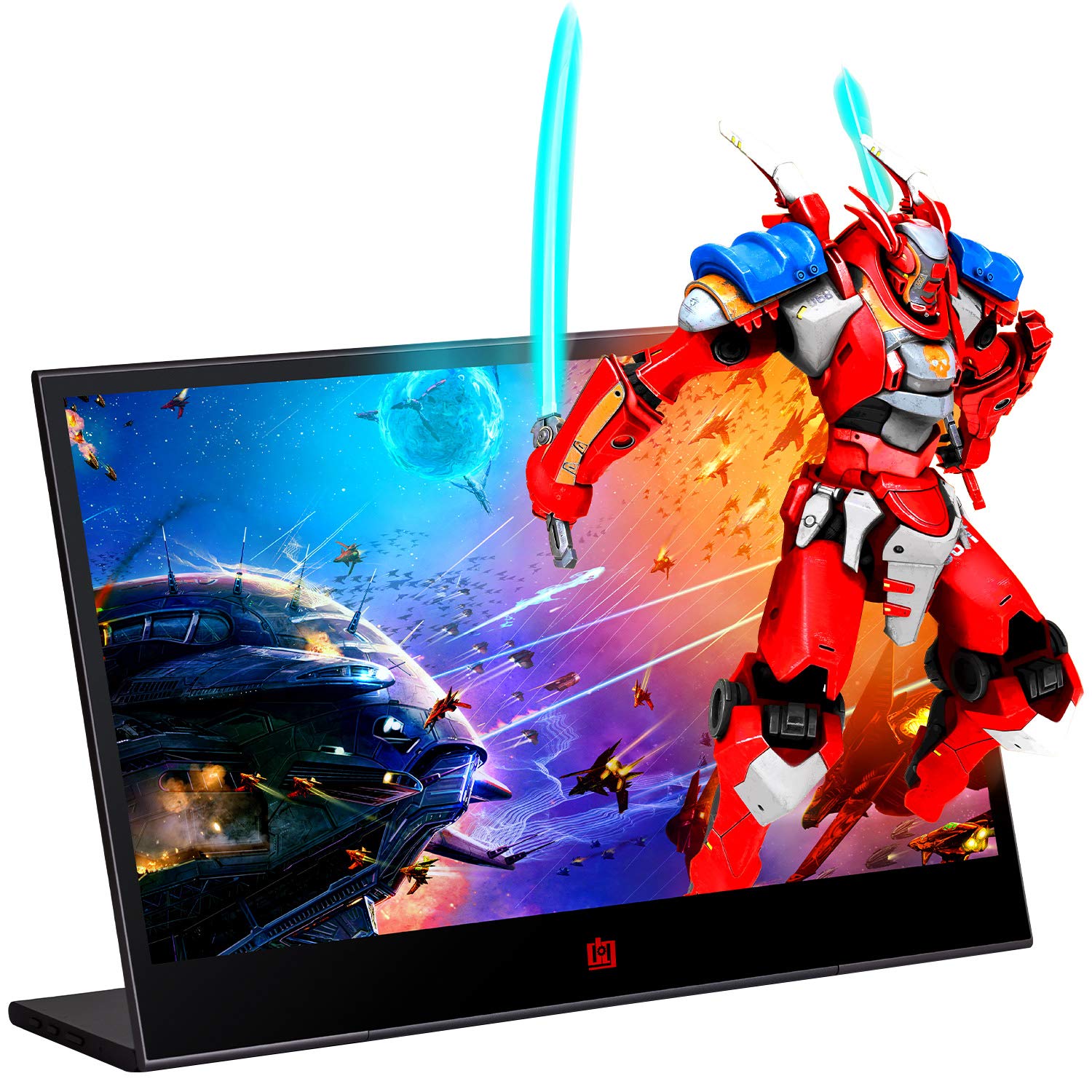 Deco Gear 15.6" 1920x1080 Portable Monitor, 60Hz, Touchscreen with 1-YR CPS Enhanced Protection Pack Bundle