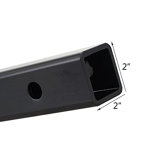 12" Trailer Hitch Extension 12 Inches Trailer Hitch Extension 2" Receiver Hitch Extender 5/8" Pin Hole 4000 LBS