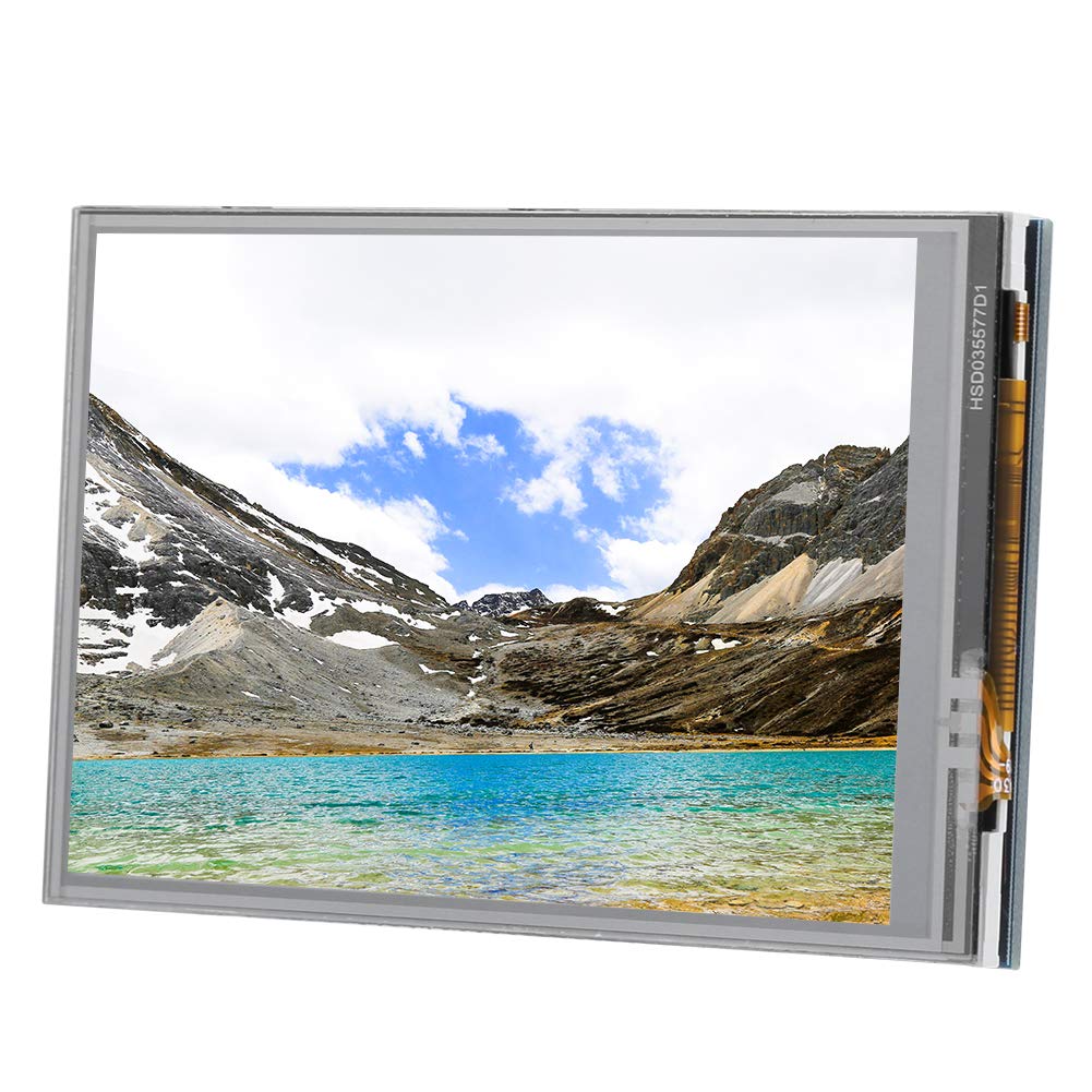 Hilitand 3.5Inch RPi Display, 480x320 Resolution, Resistive Touch, Portable